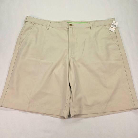 Izod | Shorts | New Izod Golf Mens Shorts 42 Stonedust Tan Straight Fit ...